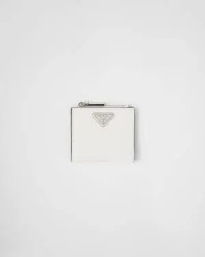Prada Small Saffiano Leather Wallet - White