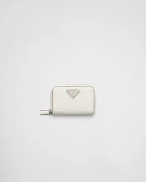 Prada Saffiano Coin Purse - White