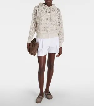 Brunello Cucinelli Open-knit Hoodie