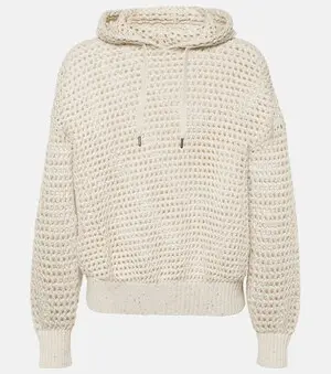 Brunello Cucinelli Open-knit Hoodie