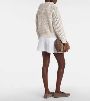 Brunello Cucinelli Open-knit Hoodie