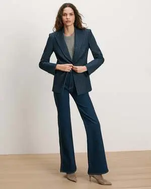 Veronica Beard Naira Denim Dickey Jacket