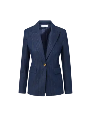 Veronica Beard Naira Denim Dickey Jacket