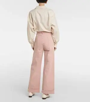 FRAME 70s High-rise Straight-leg Jeans