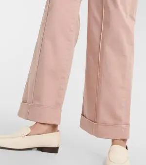 FRAME 70s High-rise Straight-leg Jeans