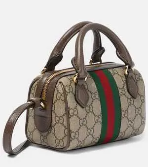 Gucci Ophidia Mini Gg Canvas Shoulder Bag - Multicoloured