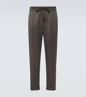 TOM FORD Cady Tapered Pants - Brown