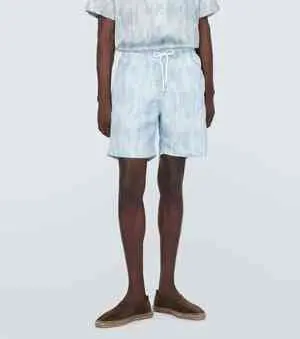 Frescobol Carioca Printed Swim Trunks