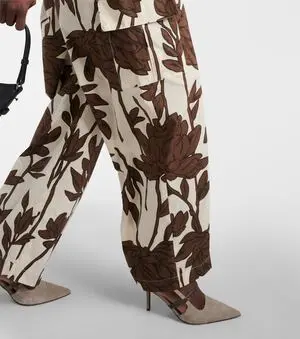 Brunello Cucinelli Printed Cotton Poplin Cargo Pants - White