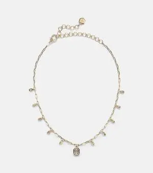 Shay Jewelry Illusion 18kt Yellow Necklace With Diamonds - Gold