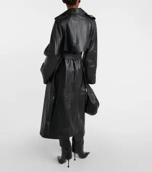 Wardrobe.NYC Leather Trench Coat