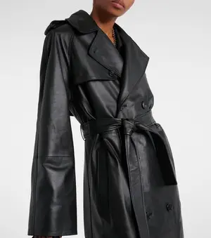 Wardrobe.NYC Leather Trench Coat