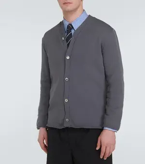 Comme Des Garçons Homme Deux V-neck Jersey Cardigan