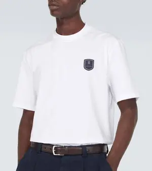 Brunello Cucinelli Embroidered Crewneck T-shirt