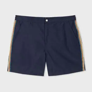 Paul Smith Recycled-polyester Swim Shorts - Blue