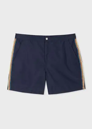 Paul Smith Recycled-polyester Swim Shorts - Blue