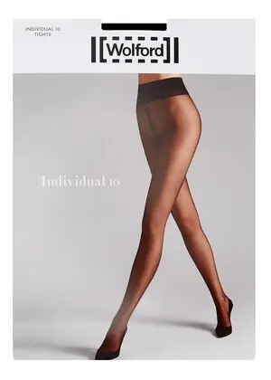 Wolford Individual 10 Denier Tights Navy