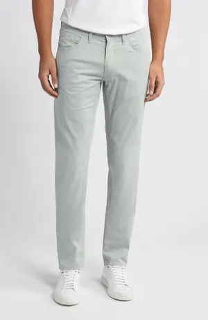 BRAX Chuck Slim-Fit Five-Pocket Pants Avocado