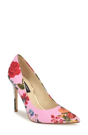 Nine West Nine West Floral Pumps Light Pink