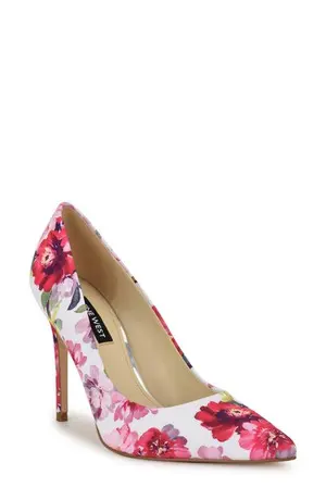 Nine West Nine West Floral Pumps Medium Pink