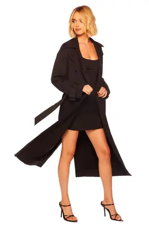 Susana Monaco Signature Stretch Trench Coat