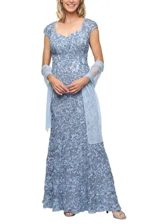 Alex Evenings Lace Evening Dresses