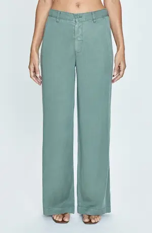 PISTOLA Jayden Wide-leg Pants - Olivine