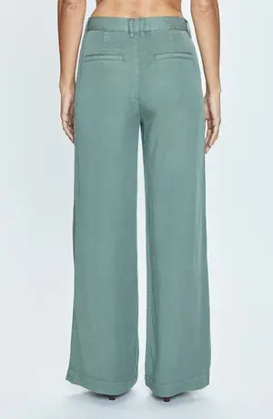 PISTOLA Jayden Wide-leg Pants - Olivine