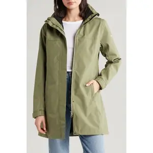 Helly Hansen Helly Hansen Aden Waterproof Hooded Longline Rain Jacket Lav Green