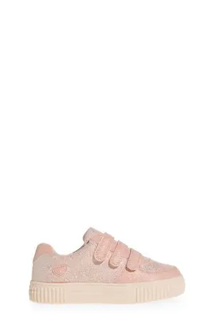 TUCKER + TATE Tallulah Glitter Sneakers - Pink Shimmer