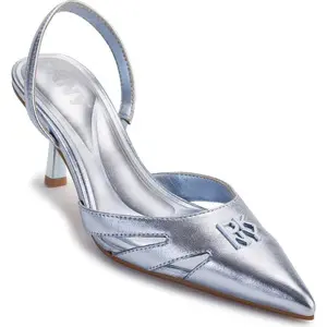 Dkny Glorianna Slingback Pointed Toe Pump - Metallic Blue