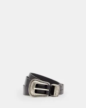 ALLSAINTS Chuck Leather Western Belt