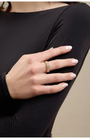 SET & STONES Linear Band Ring