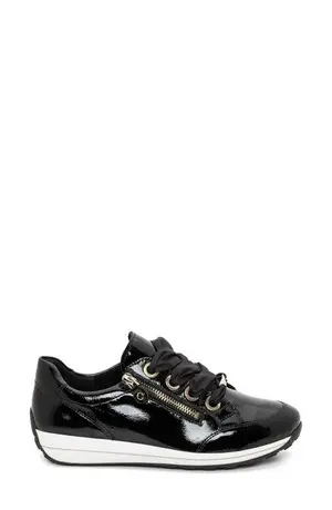 ARA Ollie Sneaker - Black/gold