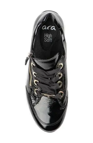 ARA Ollie Sneaker - Black/gold