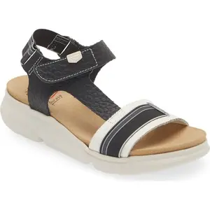 ON FOOT Daytona Platform Sandals - Black/blanco