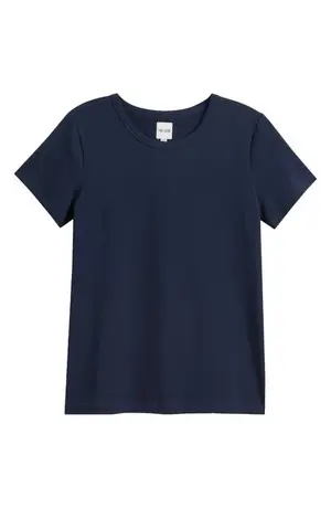 NIC+ZOE Perfect Crewneck T-shirt - Dark Indigo