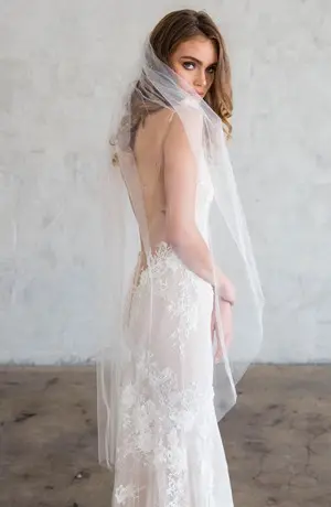 Brides & Hairpins Charlie Tulle Knee Length Veil