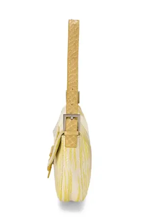 Fendi Python Baguette - Yellow