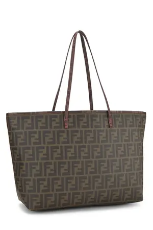 Fendi Zucca Coated Canvas Roll Tote