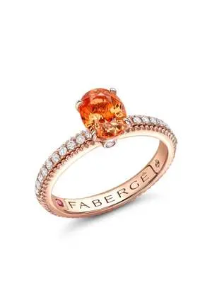 Faberge Fabergé Colours Of Love Multi-Stone Ring 18kt Rose Gold