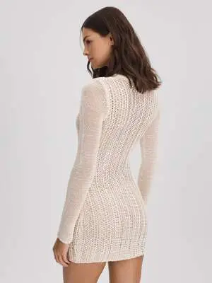 Savannah Morrow Sheer Mini Dress