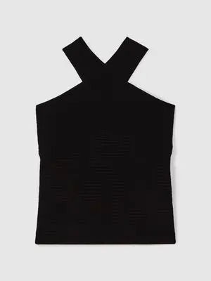 REISS Darla Ribbed Vest