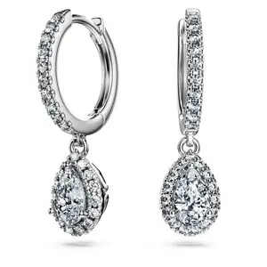 SWAROVSKI Eternity Drop Earrings - White