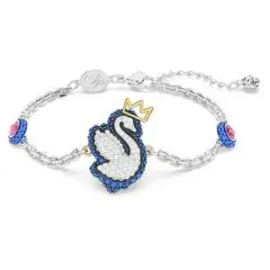 SWAROVSKI Swarovski Swan Motif Bracelet Blue