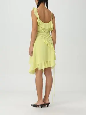 Acne Studios Ruffled Dress - Yellow