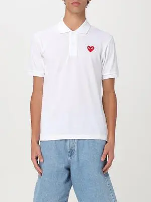 Play Comme Des Garcon Polo Shirt - White