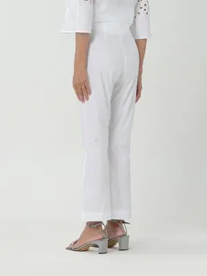 Liviana Conti Tailored Flare Trousers - White