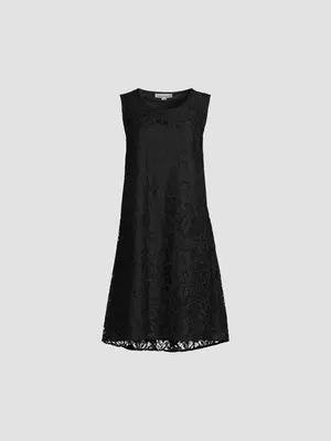 Caroline Rose Lace Tank A-line Dress