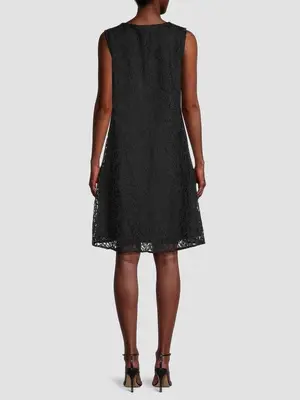 Caroline Rose Lace Tank A-line Dress